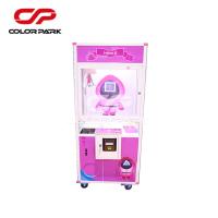 China Coin Operated Toy Claw Machine 80x90x205cm with LED Lighting CE Certified for sale
