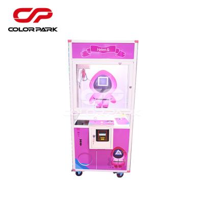 China Coin Operated Toy Claw Machine 80x90x205cm with LED Lighting CE Certified for sale