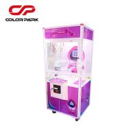 China Coin Operated Toy Claw Machine 80x90x205cm with LED Lighting CE Certified for sale