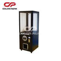 China Colorful Park Coin Operated Crane Claw Machine 80x90x205cm with LED Lighting and CE Certification for sale