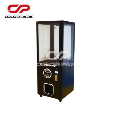 China Colorful Park Coin Operated Crane Claw Machine 80x90x205cm with LED Lighting and CE Certification for sale