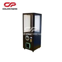 China Colorful Park Coin Operated Crane Claw Machine 80x90x205cm with LED Lighting and CE Certification for sale