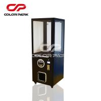 China Colorful Park Coin Operated Crane Claw Machine 80x90x205cm with LED Lighting and CE Certification for sale
