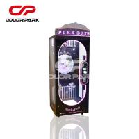China Coin Operated Pink Prize Claw Machine 80x90x205cm with CE Certification for sale