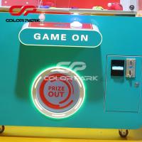 China EU Plug Colorful Park Coin Operated Toy Crane Game Machine 220V for Entertainment Center for sale