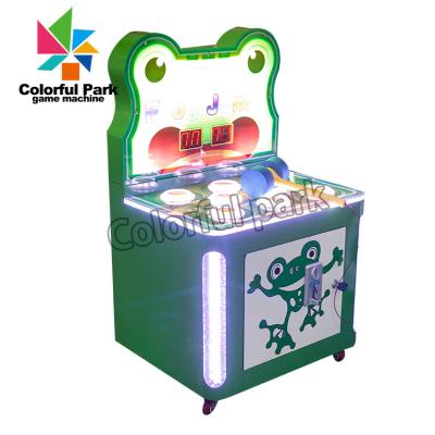 China Customized Funny Hit Frogs Machine Game for Kids 90x80x200cm Coin Operated Amusement Park for sale