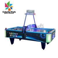 China Coin Operated Air Hockey Table 167cm Electronic Amusement Lottery Game for Kids for sale