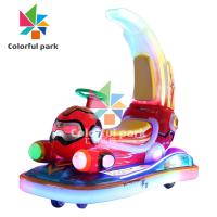 China Colorful Park Coin Operated Claw Crane Machine 80x90x205cm with LED Lights and CE Certification for sale