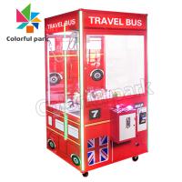 China Colorful Park Arcade Claw Machine 80x90x205cm CE Certified Coin Operated Crane Game for sale