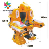 China Coin Operated Fiber Glass Kiddie Ride Car Racing Game Machine 90x80x200cm CE for sale