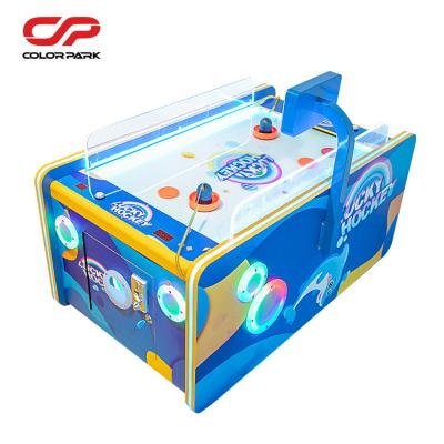 China Coin Operated Air Hockey Table Game Machine 70x125x213cm CE Certified for Amusement Parks for sale
