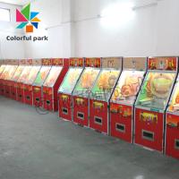 China Colorfulpark 3 Player Coin Pusher Arcade Game Machine with Ticket Redemption 78x163x245cm for sale