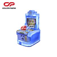 China Colorful Park Kids Shooting Racing Car Coin Ride Game Machine 70x125x213cm CE for sale