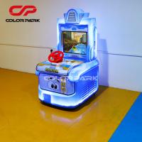China Colorful Park Kids Shooting Racing Car Coin Ride Game Machine 70x125x213cm CE for sale