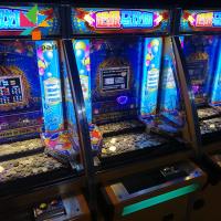 China Colorfulpark Coin Pusher Arcade Game Machine 3 Player 280KG Ticket Redemption for sale