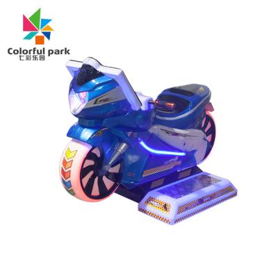 China 180W 220V Kids Coin Operated Ride Game Machine Amusement Crazy Motorcycle 3 Player 80x80x165cm for sale