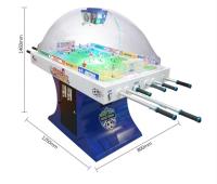 China CE Certified Colorful Park Arcade Football Board Game Machine 90x80x200cm Coin Operated for sale