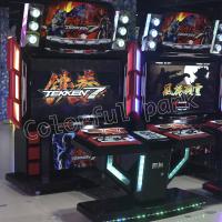 China Coin Operated Luxury Fighting Arcade Game Machine 90x80x200cm for Amusement Center for sale