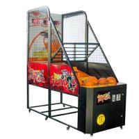 China Coin Operated Street Basketball Game Machine 230cm 2 Player Indoor Amusement for sale