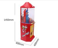 China Coin Operated Lollipop Vending Machine 70x125x213cm for Amusement Park Kids Game Center for sale