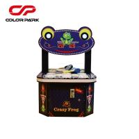 China Colorful Frog Kiddie Coin Operated Arcade Game Machine 70x125x213cm for Amusement Centers for sale