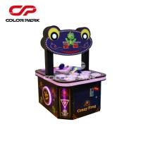 China Colorful Frog Kiddie Coin Operated Arcade Game Machine 70x125x213cm for Amusement Centers for sale