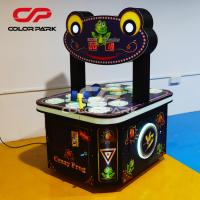 China Colorful Frog Kiddie Coin Operated Arcade Game Machine 70x125x213cm for Amusement Centers for sale