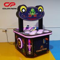 China Colorful Frog Kiddie Coin Operated Arcade Game Machine 70x125x213cm for Amusement Centers for sale