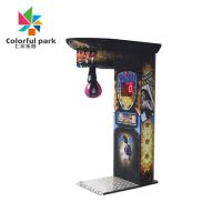 China Colorful Park Coin Operated Arcade Boxing Game Machine 70x125x213cm LED Lighting CE Certified for sale