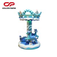 China 3 Seats Merry Go Round Carousel Ride 120KGS Kids Entertainment Amusement Park Game for sale