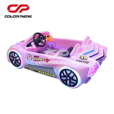 China Coin Operated Kiddie Ride Car 48V LED Music Battery Powered Amusement Park Ride 90x80x200cm for sale