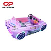 China Coin Operated Kiddie Ride Car 48V LED Music Battery Powered Amusement Park Ride 90x80x200cm for sale