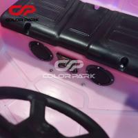 China Coin Operated Kiddie Ride Car 48V LED Music Battery Powered Amusement Park Ride 90x80x200cm for sale