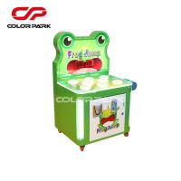 China LED Light Hitting Frog Game Machine 70x125x213cm Coin Operated Arcade for Children for sale