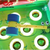 China LED Light Hitting Frog Game Machine 70x125x213cm Coin Operated Arcade for Children for sale