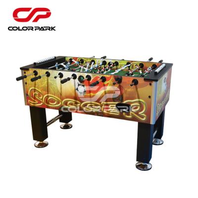 China Colorful Park Indoor Arcade Football Soccer Game Table 2600mm LED Lighting CE Certified for sale