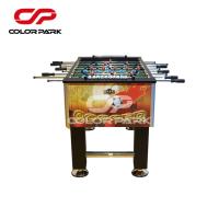 China Colorful Park Indoor Arcade Football Soccer Game Table 2600mm LED Lighting CE Certified for sale