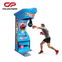 China CE Certificate Colorful Park Coin Operated Boxing Punch Machine with Customization for sale