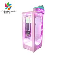 China Coin Operated Claw Prize Machine 80x90x205cm Pink Arcade Vending Game for Amusement Park for sale