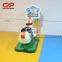 China Customized 3D Video Music Simulator Horse Racing Coin Operated Baby Swing Car 70x125x213cm for sale