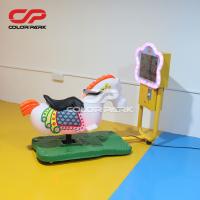 China Customized 3D Video Music Simulator Horse Racing Coin Operated Baby Swing Car 70x125x213cm for sale