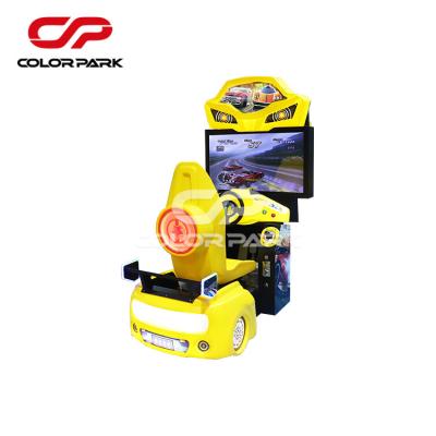 China Coin Operated Two Player Car Racing Arcade Driving Simulator 90x80x200cm Amusement Game Machine for sale