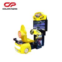 China Coin Operated Two Player Car Racing Arcade Driving Simulator 90x80x200cm Amusement Game Machine for sale