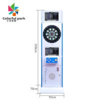 China Coin Operated Dart Machine with Electronic Scoring 90x80x200cm CE Certified for sale