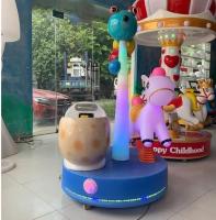 China Small Merry Go Round Carousel Kiddie Ride 70x125x213cm CE Certified for Amusement Park for sale