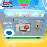 China CE Certified Basketball Arcade Machine with LED Lighting 2600mm Size for Amusement Parks for sale