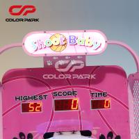 China CE Certified Colorful Park Arcade Basketball Game Machine 2600x3000x2700mm for Amusement Parks for sale