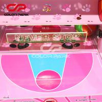 China CE Certified Colorful Park Arcade Basketball Game Machine 2600x3000x2700mm for Amusement Parks for sale