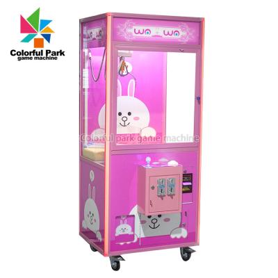 China 81cm Colorful Park Rabbit Claw Crane Machine 150kg Arcade Game for Amusement Park Mall for sale