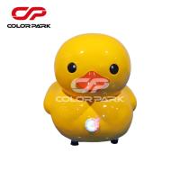 China Yellow Duck Coin Operated Kiddie Ride 90x80x200cm with CE Certificate for Amusement Park for sale